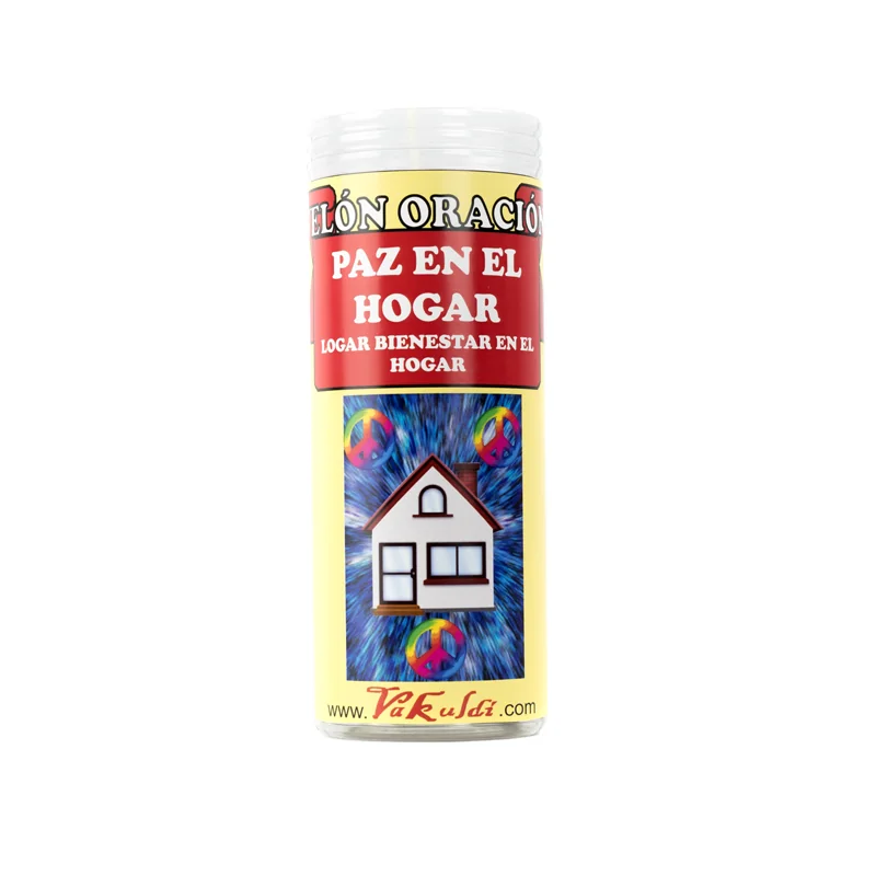 Velón Oración Paz en el Hogar - Armonía Familiar | Tienda Esotérica Changó