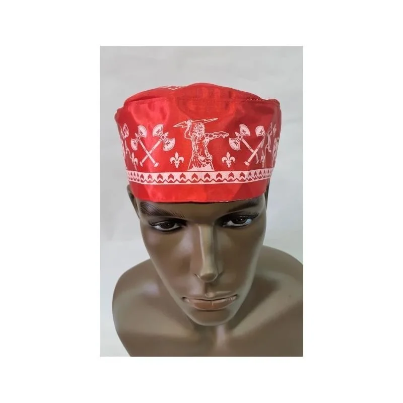 Gorro Dibujos Chango 54 cm Elastico (Rojo Blanco)(Dibujos Impresos ...