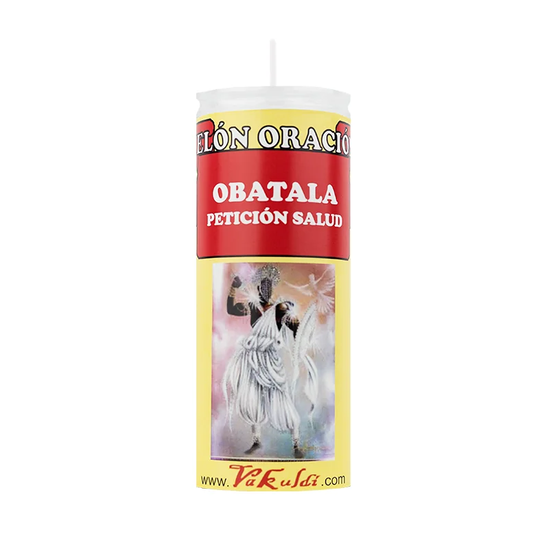 Velón Oración Obatala para Salud | Tienda Esotérica Changó