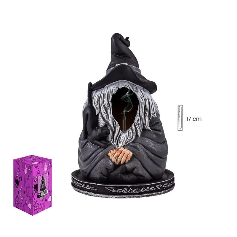 Quemador de Incienso Bruja 18 cm | Tienda Esotérica Changó
