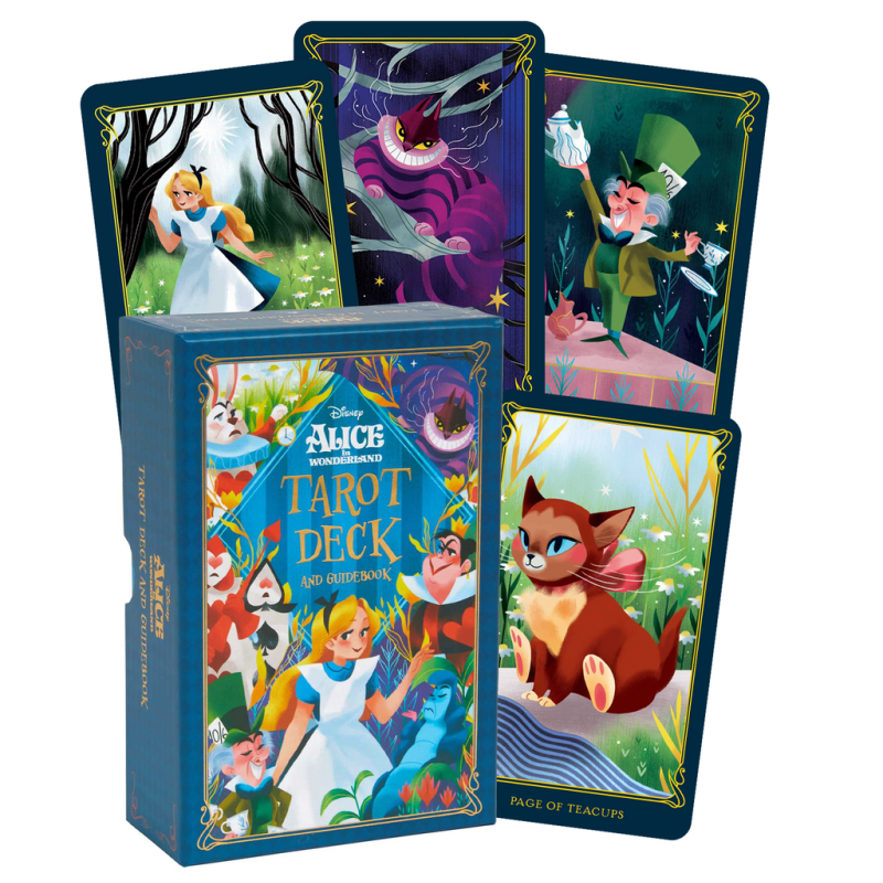 Alice In Wonderland Tarot Deck And Guidebook Minerva Siegel Disney