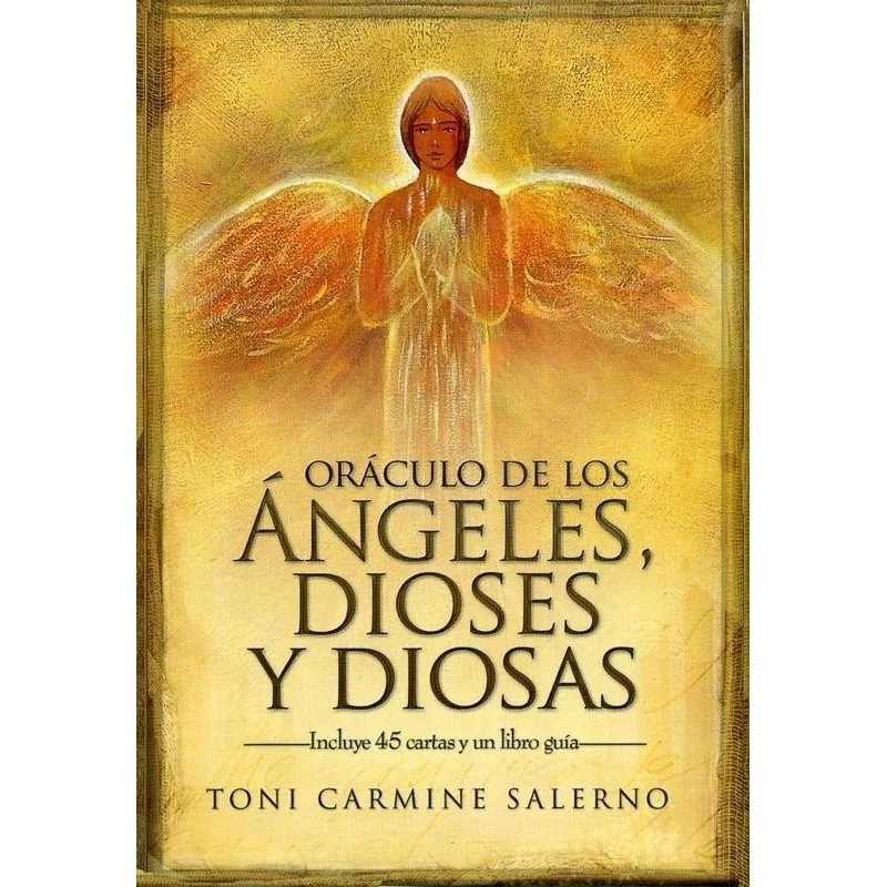 Oraculo Angeles Dioses y Diosas (Borde Dorado) (Set) (45 Cartas + Bolsa ...