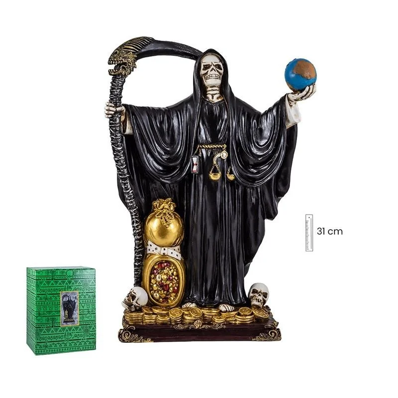 Figura Santa Muerte Negra | Tienda Esotérica Changó