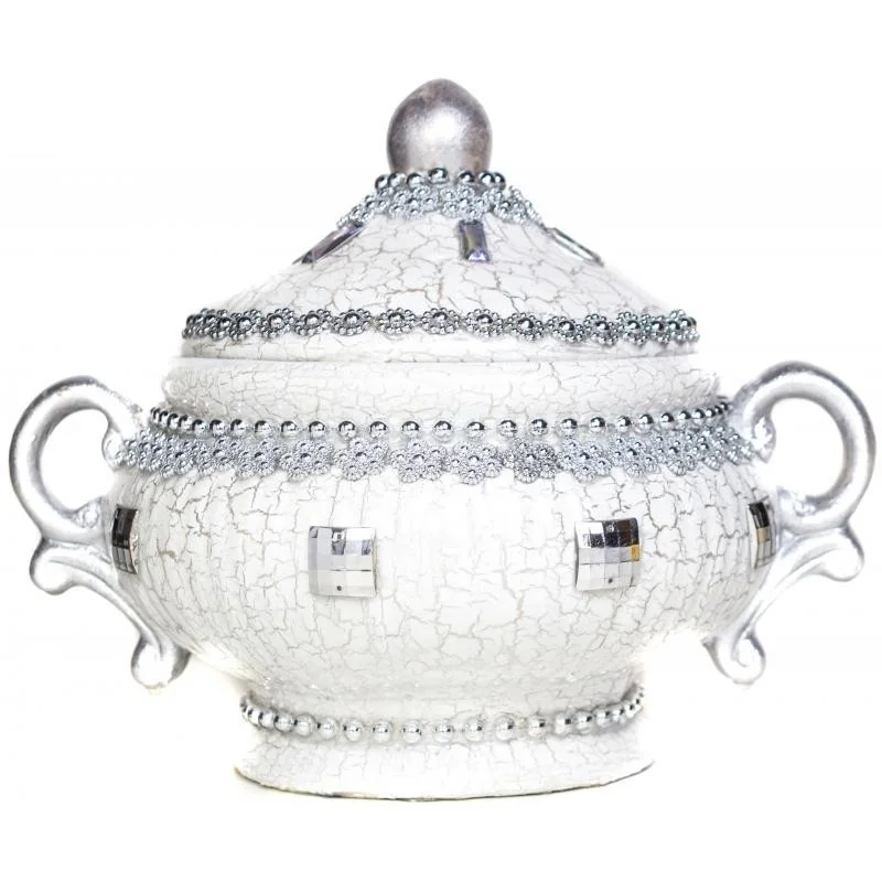 Sopera Decorada con Asas 25 x 19 cm Blanca (Obatala) | Tienda Esotérica ...