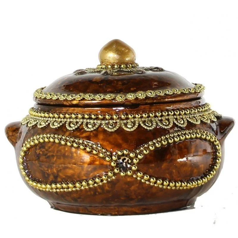 Sopera Decorada Pellizco 28 x 22 cm Marron Lisa (Oya) | Tienda ...