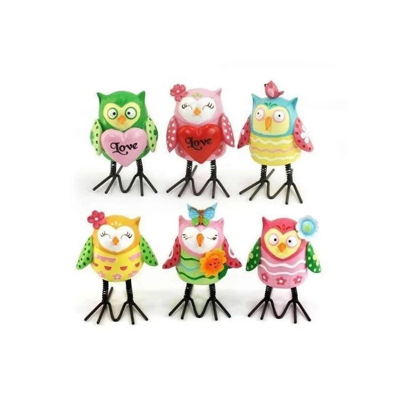 Buho Piernas Articuladas Metal 9 x 6 cm (Varios Colores) | Tienda ...