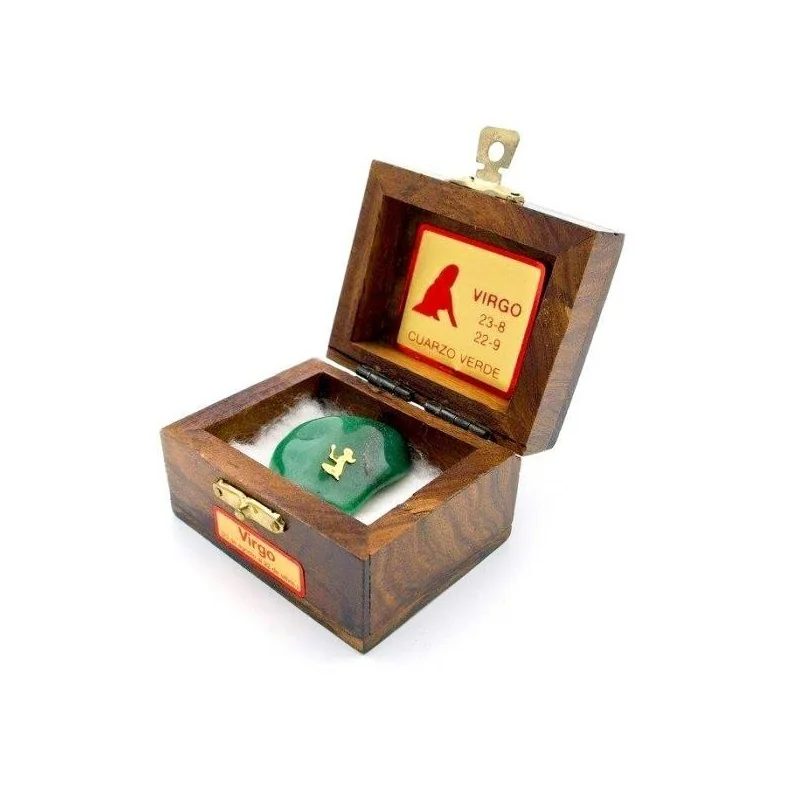 Baul Zodiaco Virgo - Cuarzo Verde | Tienda Esotérica Changó